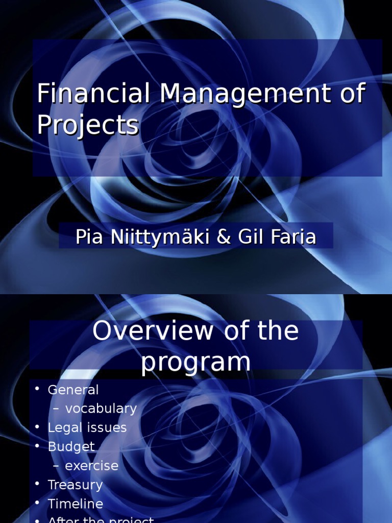 Financial Management of Projects v2 - MM 2003 | PDF | Expense | Budget