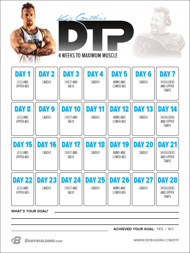 Day 1 Day 2 Day 3 Day 4 Day 5 Day 6 Day 7: What'S Your Goal? | PDF