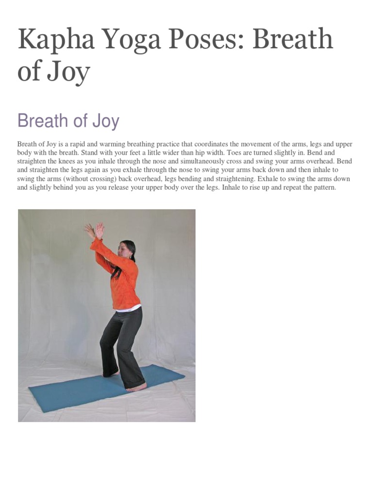 Kapha Yoga Poses | PDF | Breathing | Thorax
