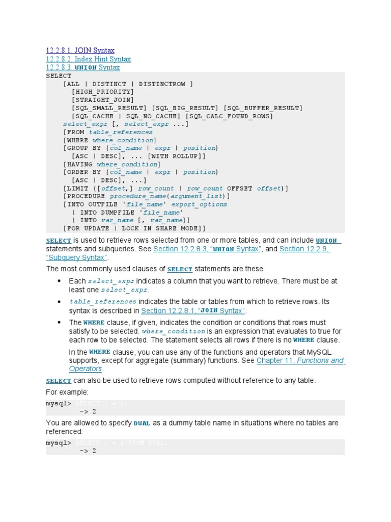 DB2 SQL Queries | PDF | Database Index | Data Management DB2 SQL Queries | PDF | Database Index | Data Management