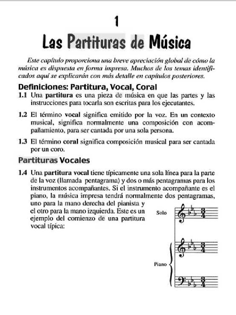 Lectura de Partitura Como Interpretar SIGNOS | PDF