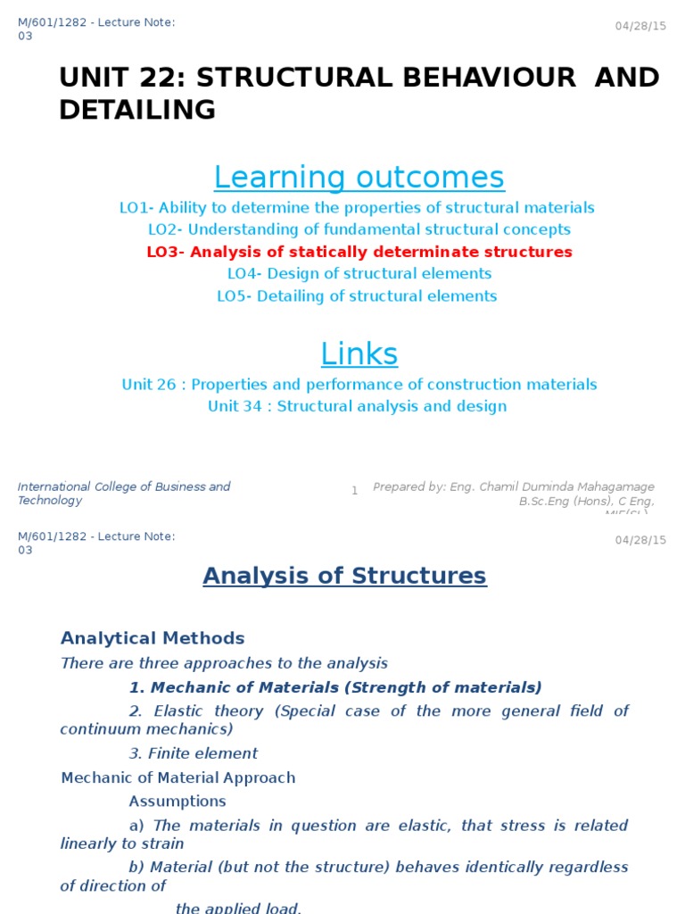 Structural Analysis & Design | Download Free PDF | Structural Analysis ...