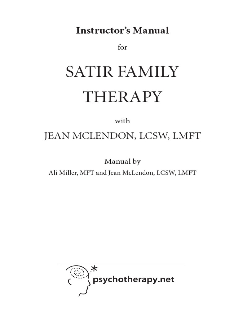 Virginia Satir | PDF | Family Therapy | Psychotherapy