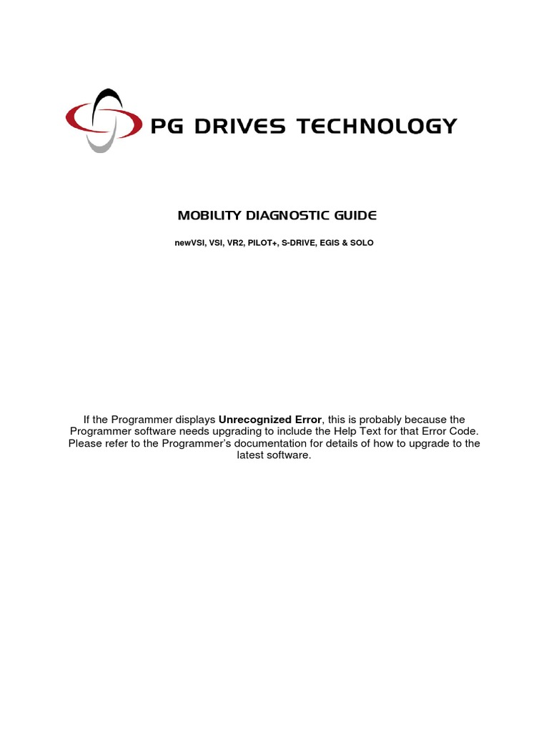 PGDT Mobility Diagnostics | PDF | Battery Charger | Wheelchair