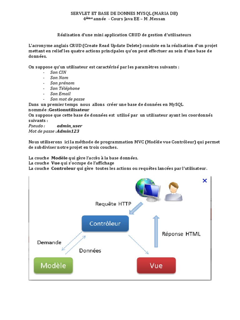 Servlet Et Mysql | PDF | MySQL | Java (Langage de programmation)