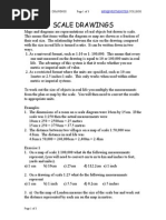Scale Diagrams: Drawing and Interpretation | PDF | Geometry