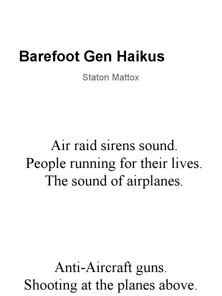 Haikus of War and Survival | PDF