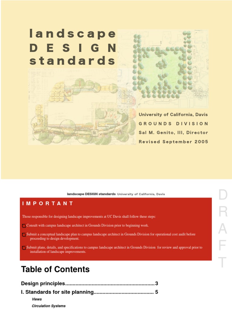 Landscape Standards | PDF | Road Surface | Street