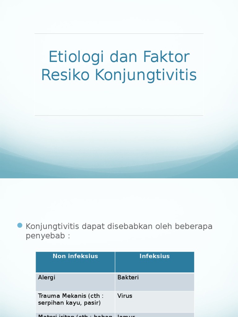 Etiologi Dan Faktor Resiko | PDF