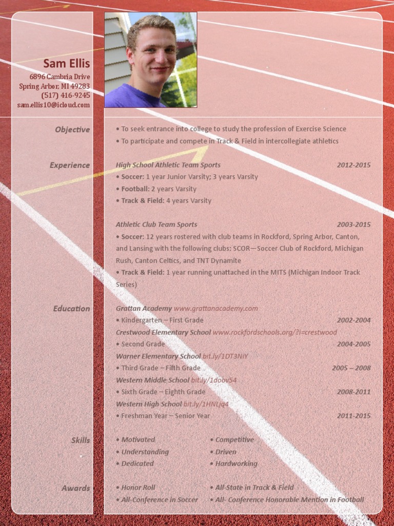 Ellis Sam Resume Senior Trans From Indd | PDF | Career & Growth