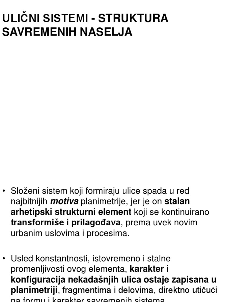 Ulični Sistemi | PDF