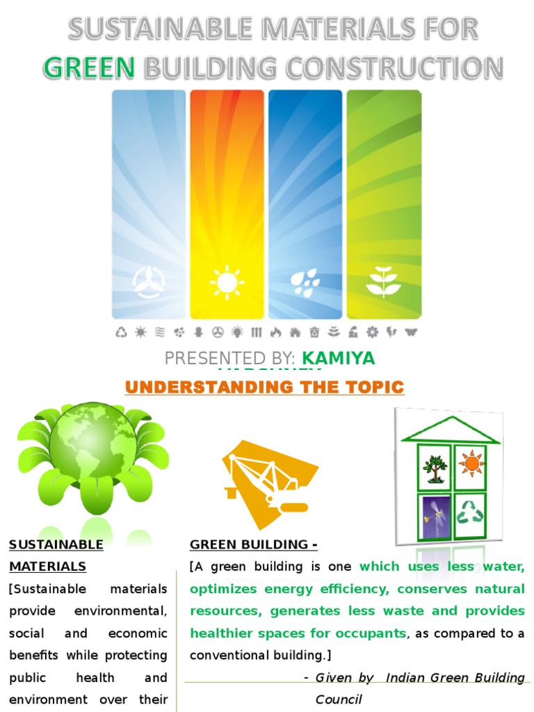 Sustainable Materials for Green Building Construction | Green Building ...