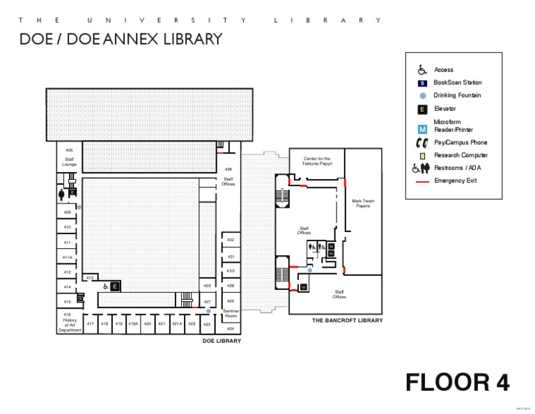 DOE Library Floor 4 Overview | PDF | Art