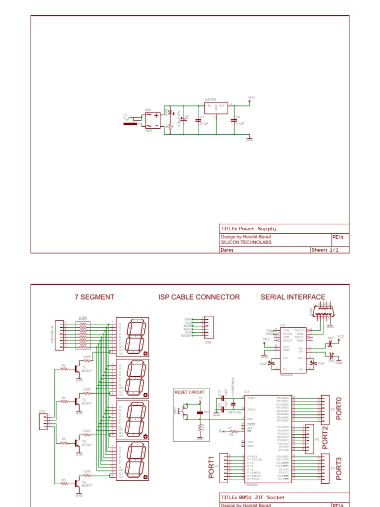 AT89S52 Circuit Design Overview | PDF