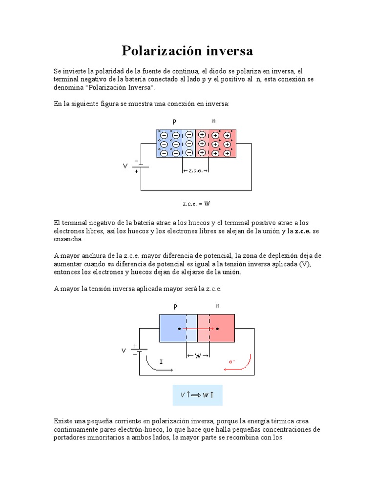 Polarización Inversa