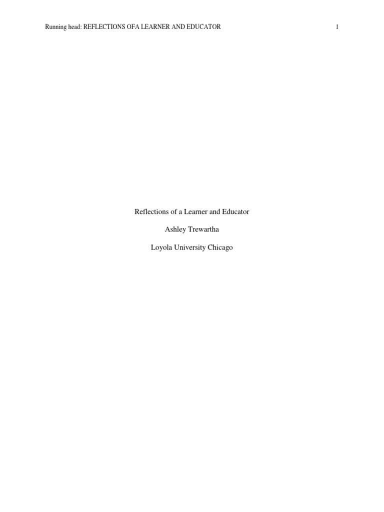 Final Course Reflection | PDF | Curriculum | Reading (Process)