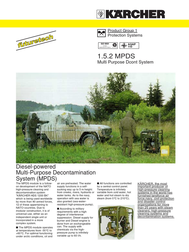 1.5.2 MPDS: Diesel-Powered Multi-Purpose Decontamination System (MPDS ...