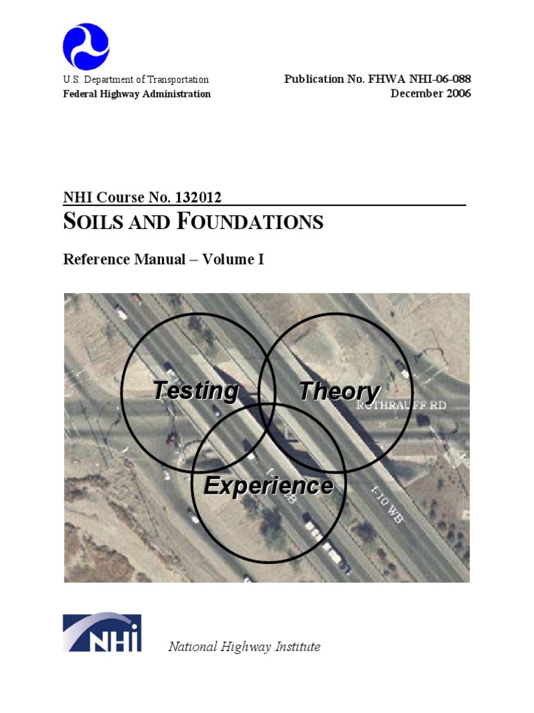 FHWA Soils and Foundations Excerpt PDF | PDF | Geotechnical Engineering ...