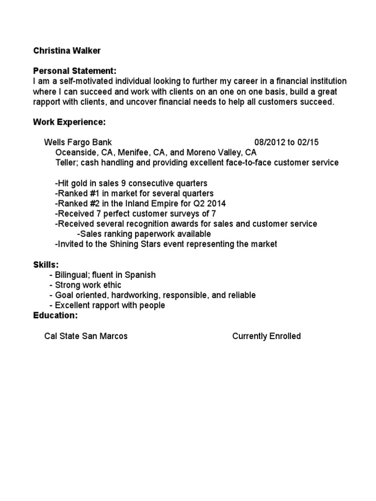 Christinawalker Resume | PDF