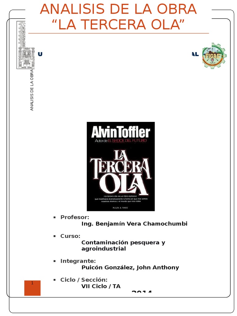 Análisis de "La Tercera Ola" de Toffler | PDF | Civilización | Sociedad