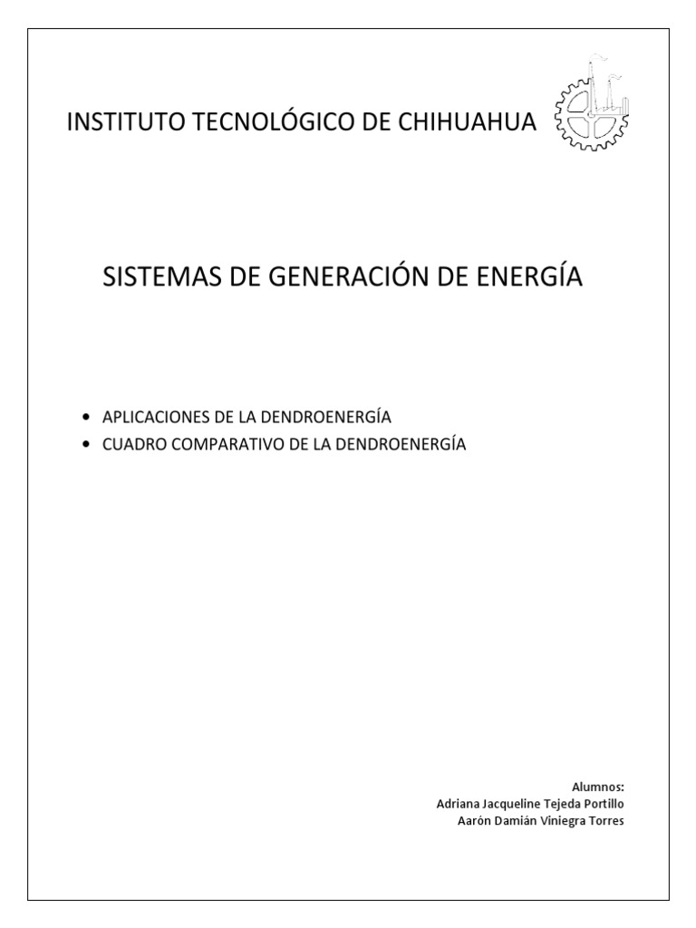Aplicaciones de La Dendroenergia | PDF | Biomasa | Los bosques