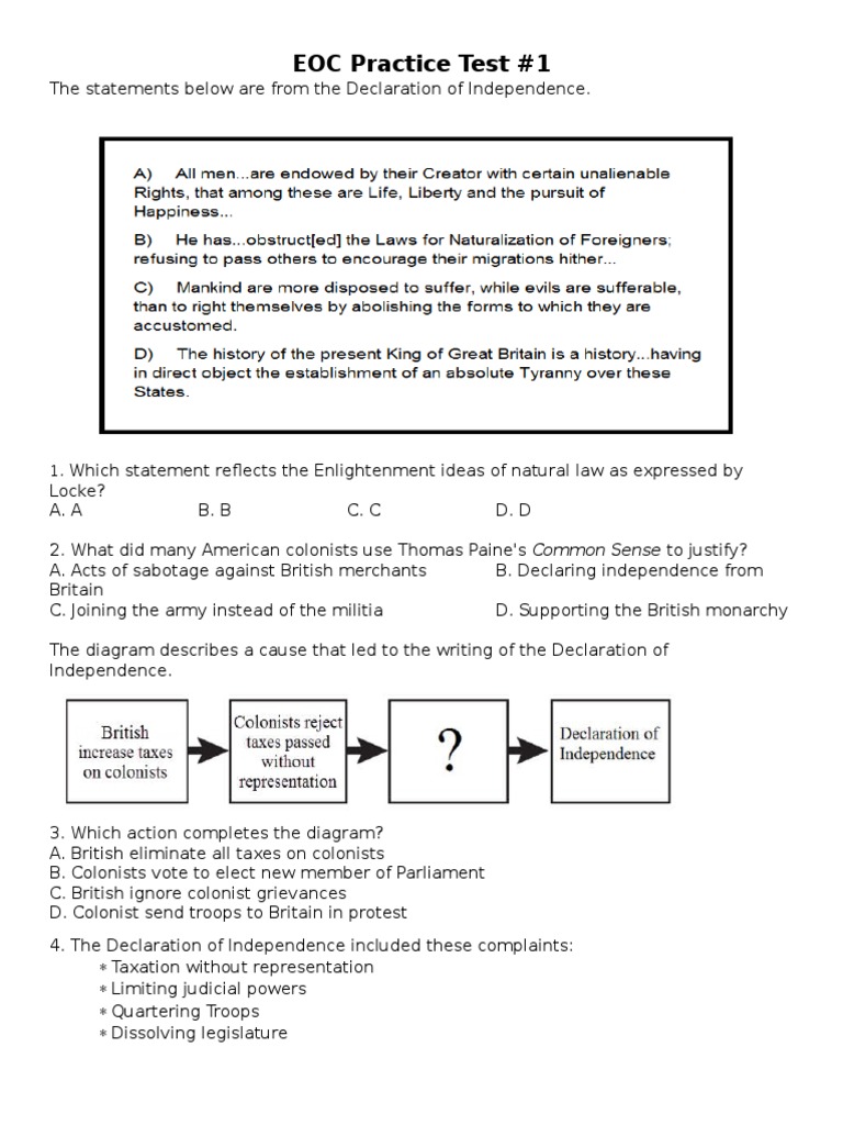 Tuesday Eoc Review | PDF | Citizenship | Democracy