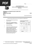 CONTOH Muka Depan Kertas Peperiksaan | PDF | Karier & Perkembangan ...