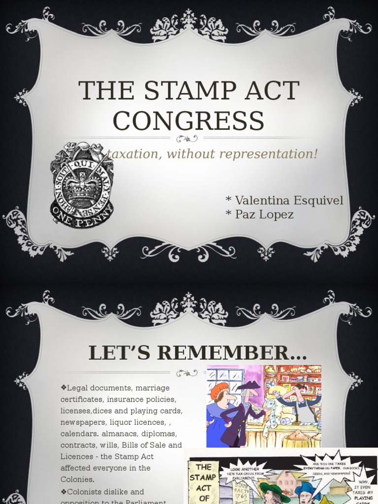 The Stamp Act Congress of 1765 | PDF | North America | American Revolution