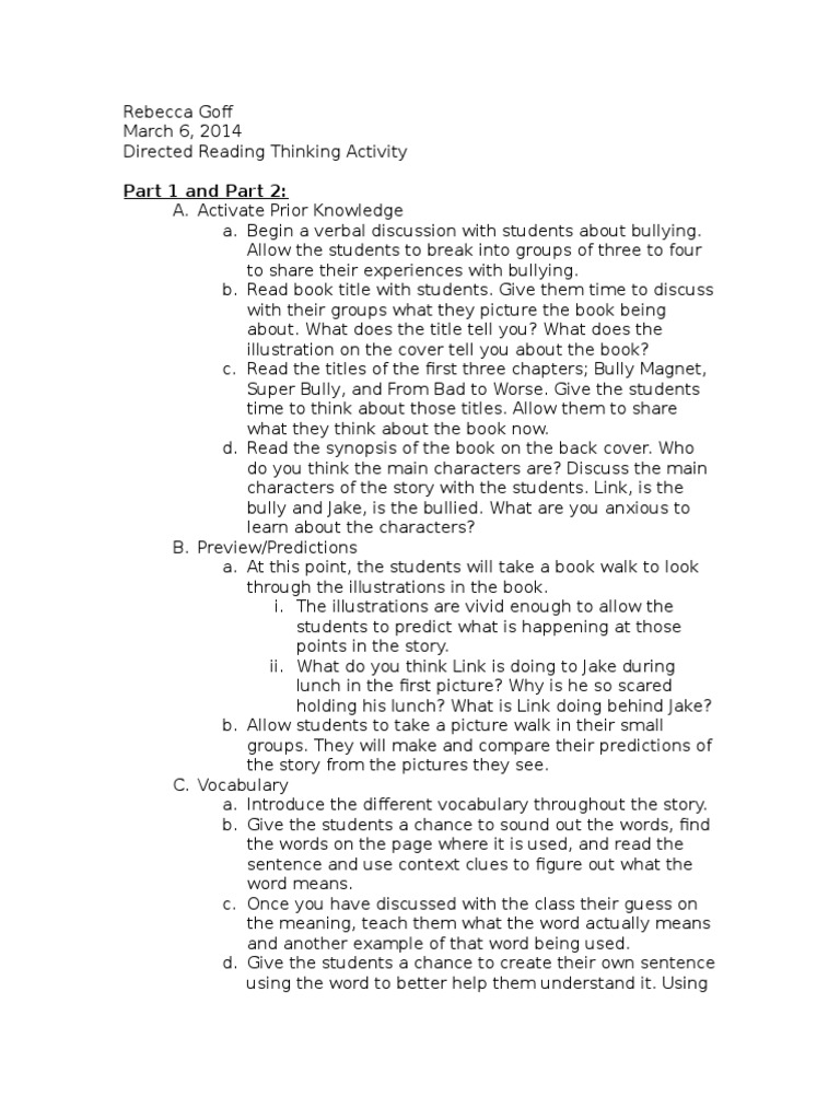 Drta Lesson Plan | PDF | Adjective | Verb