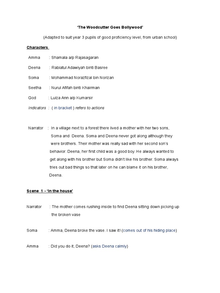 The Woodcutter (Edited and Adapted) | PDF | Sita