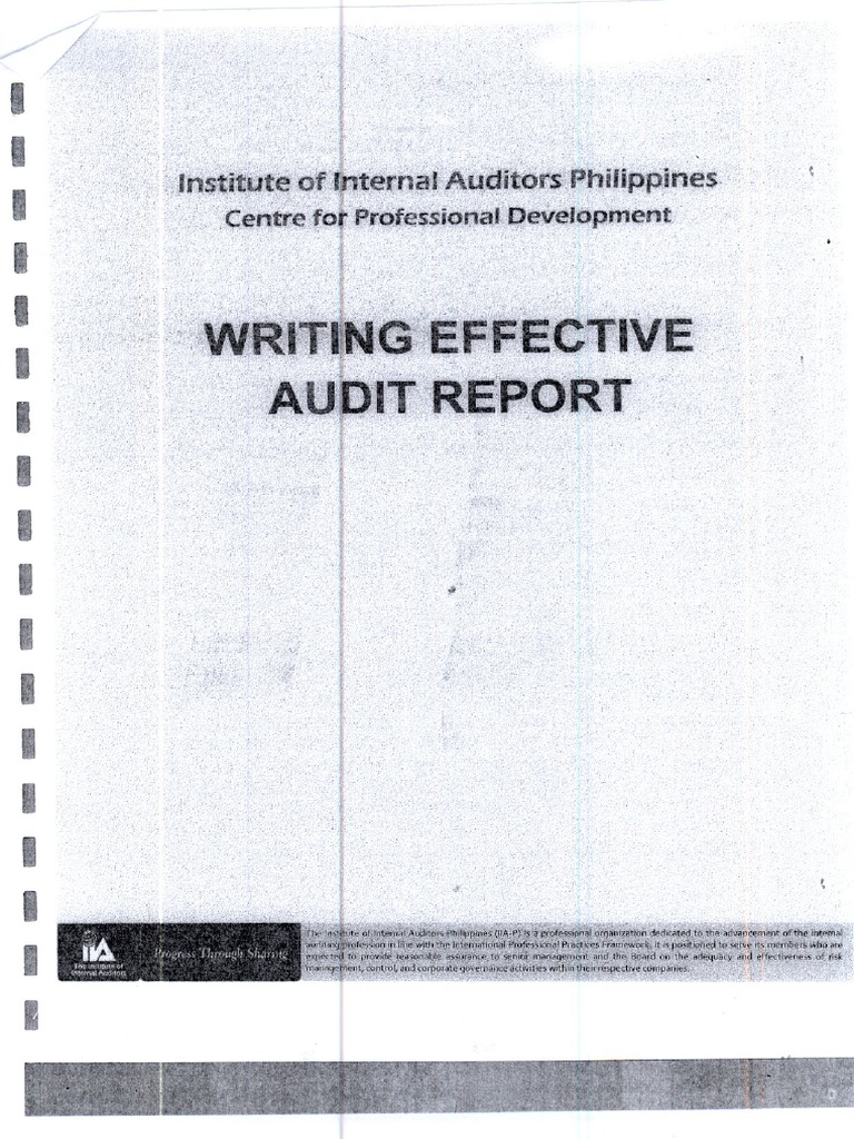 Writing Effective Audit Report | PDF