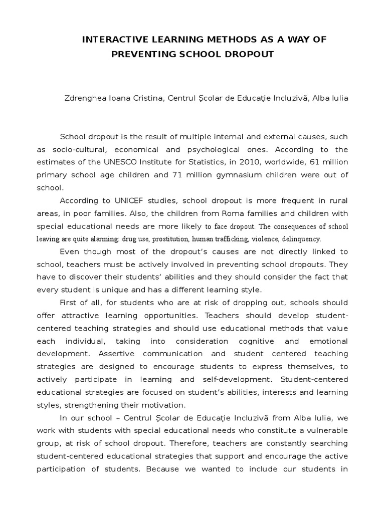 Interactive Learning Methods | PDF