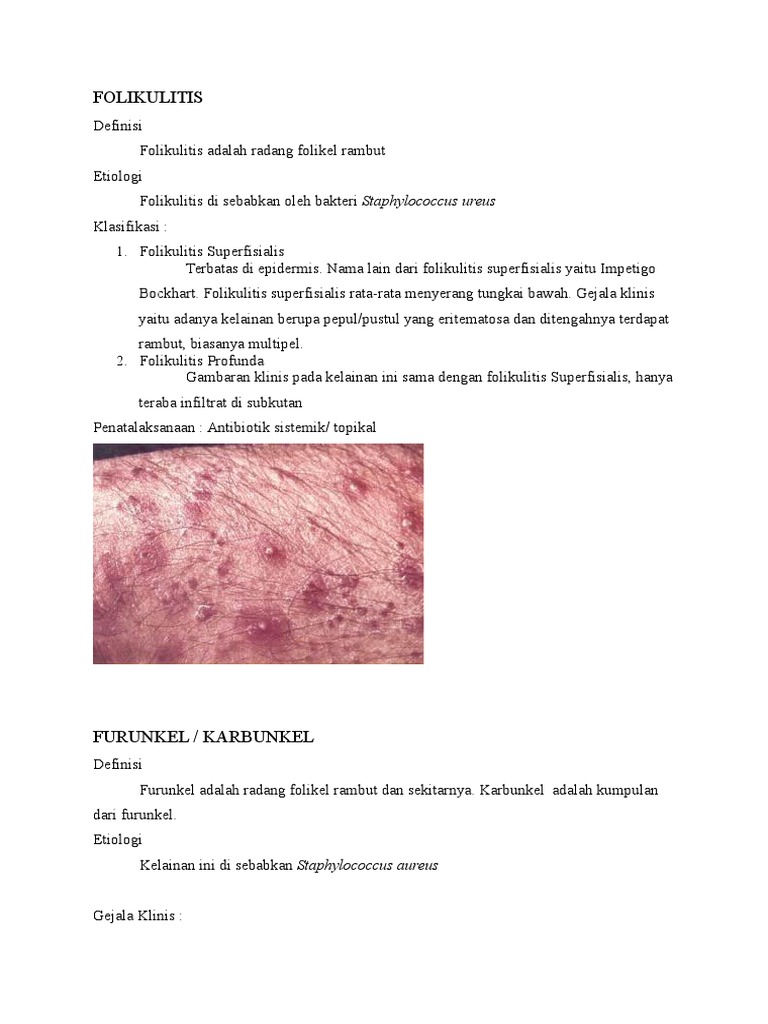 Folikulitis Idk | PDF | Sains & Matematika