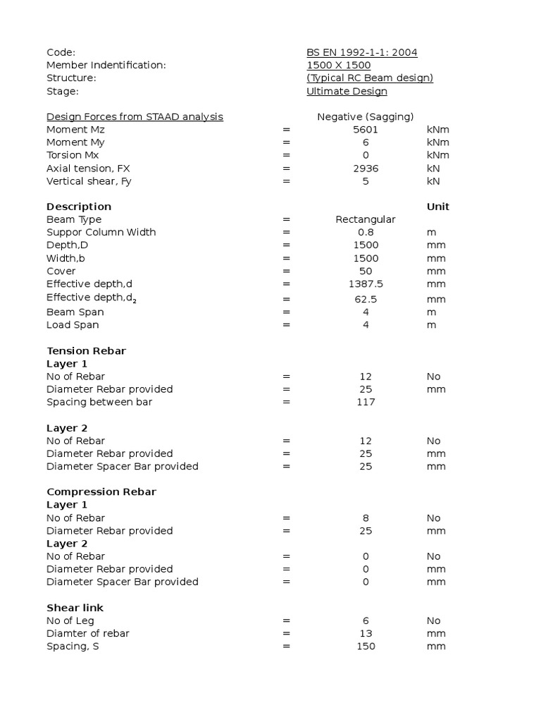 Beam Design Pdf Beam Structure Strength Of Materials