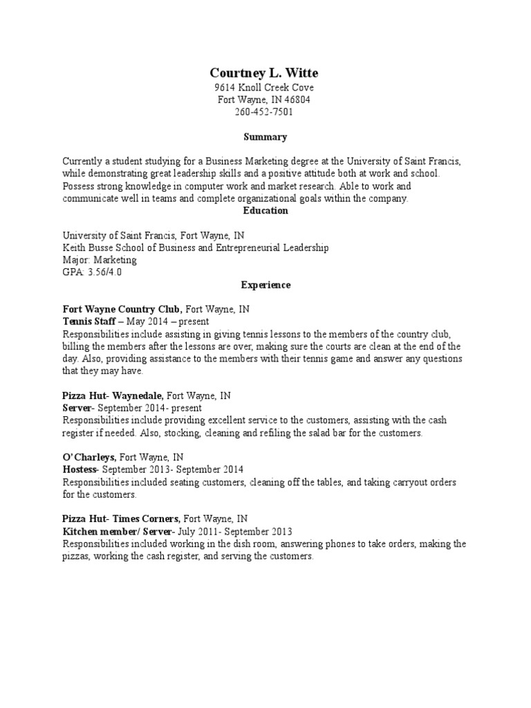 Business Resume | PDF