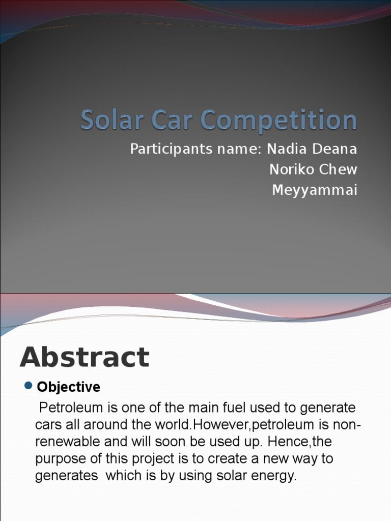 Folio Kereta Solar 2 | PDF | Solar Energy | Solar Cell