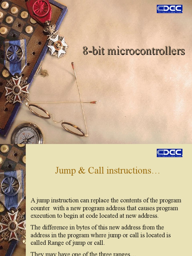 Jump vs Call Instructions in 8-bit MCUs | PDF | Instruction Set ...