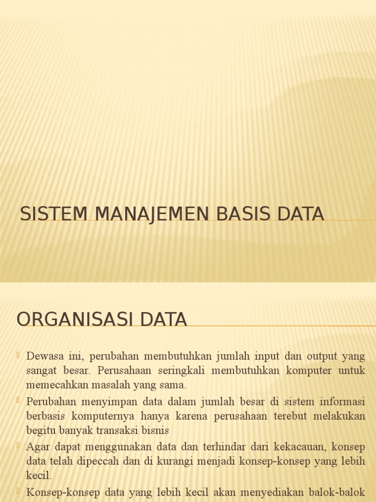 Struktur & Manajemen Basis Data | PDF