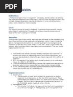 Safety Gemba Walk Checklist | PDF