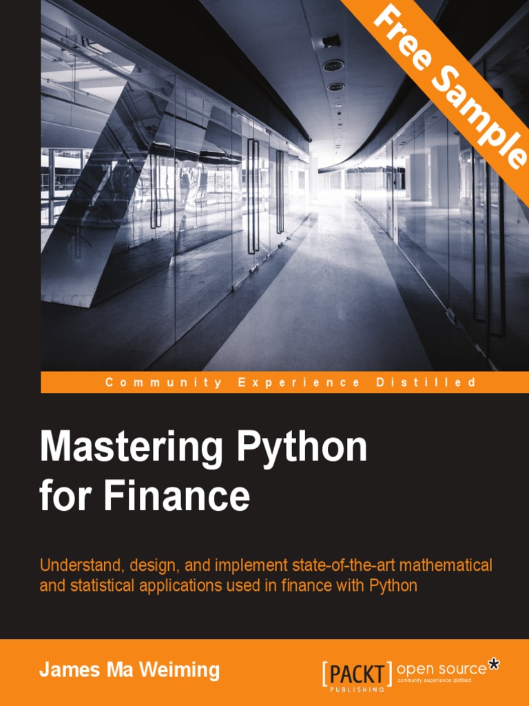 Mastering Python For Finance Sample Chapter Pdf Python Programming Language