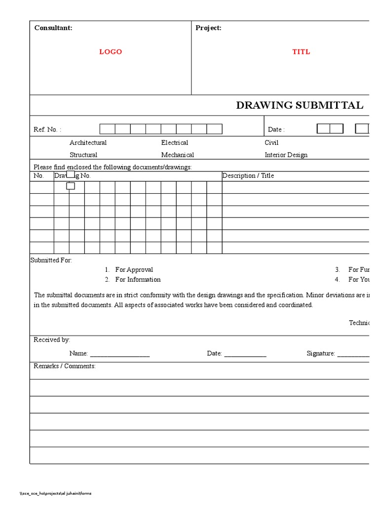 Constrcution Site Forms For Site Data | PDF | Specification (Technical ...