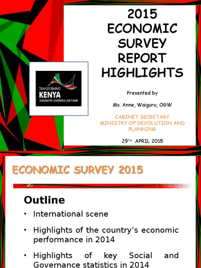2015 Economic Survey Highlights | PDF | Inflation | Economic Growth