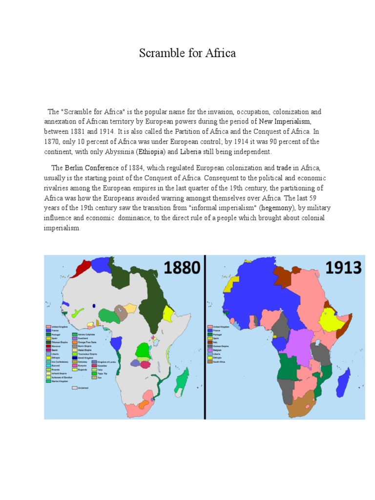 Scramble for Africa | Africa | Imperialism