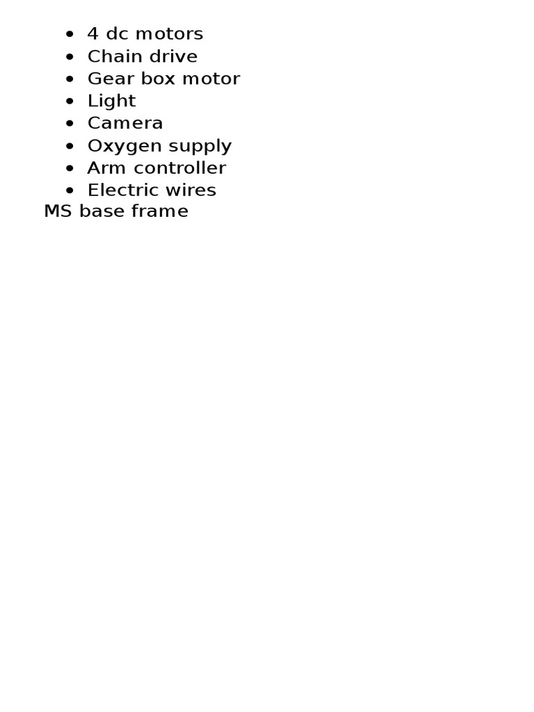 4 DC Motors Chain Drive Gear Box Motor Light Camera Oxygen Supply Arm ...