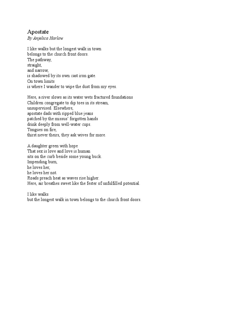 Harlow, Anjelica Final Poems | PDF