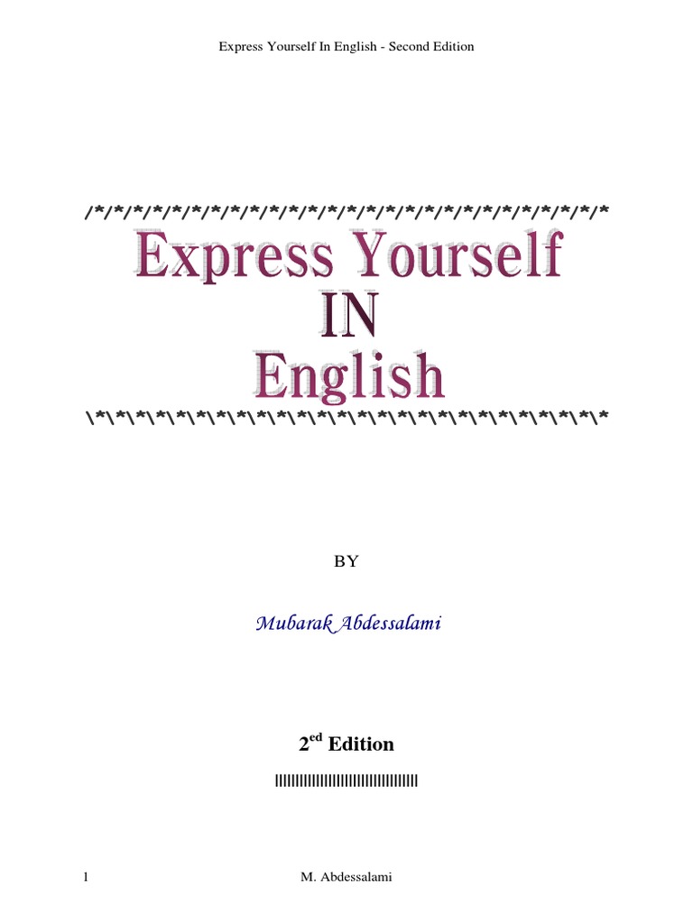 Express Yourself in English | PDF | Conversation | Idiom