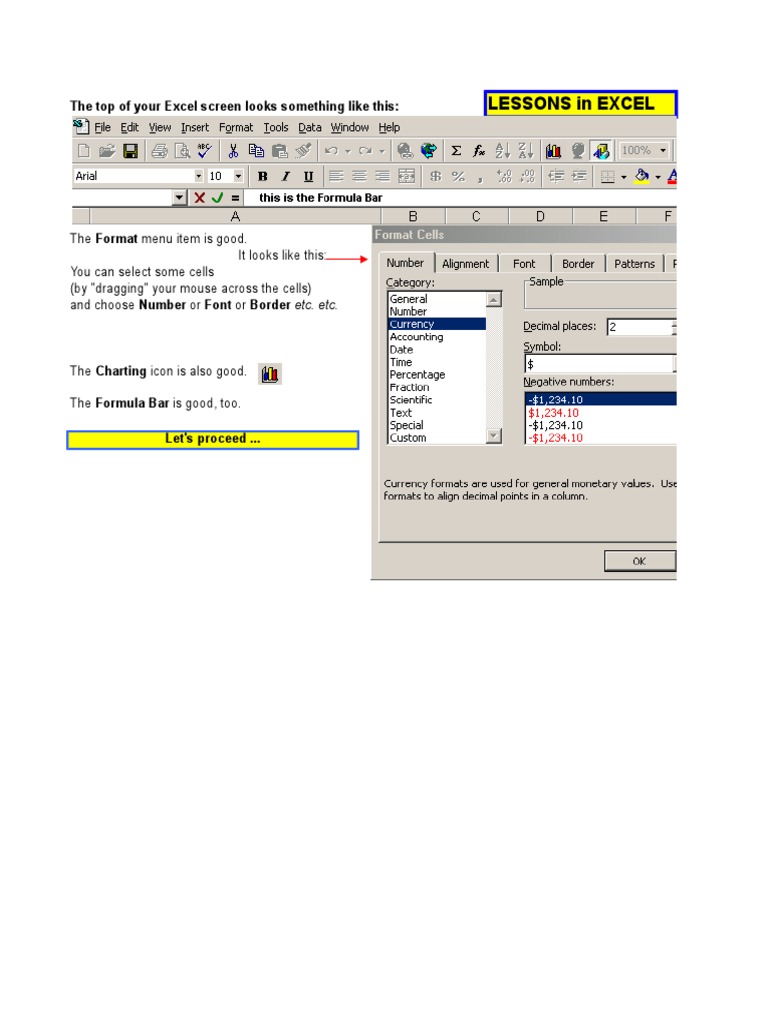 Excel Lessons | PDF | Chart | Deposit Account
