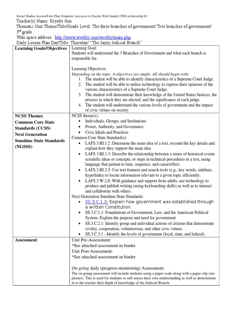 Lesson Plan | PDF | Sonia Sotomayor | Judge