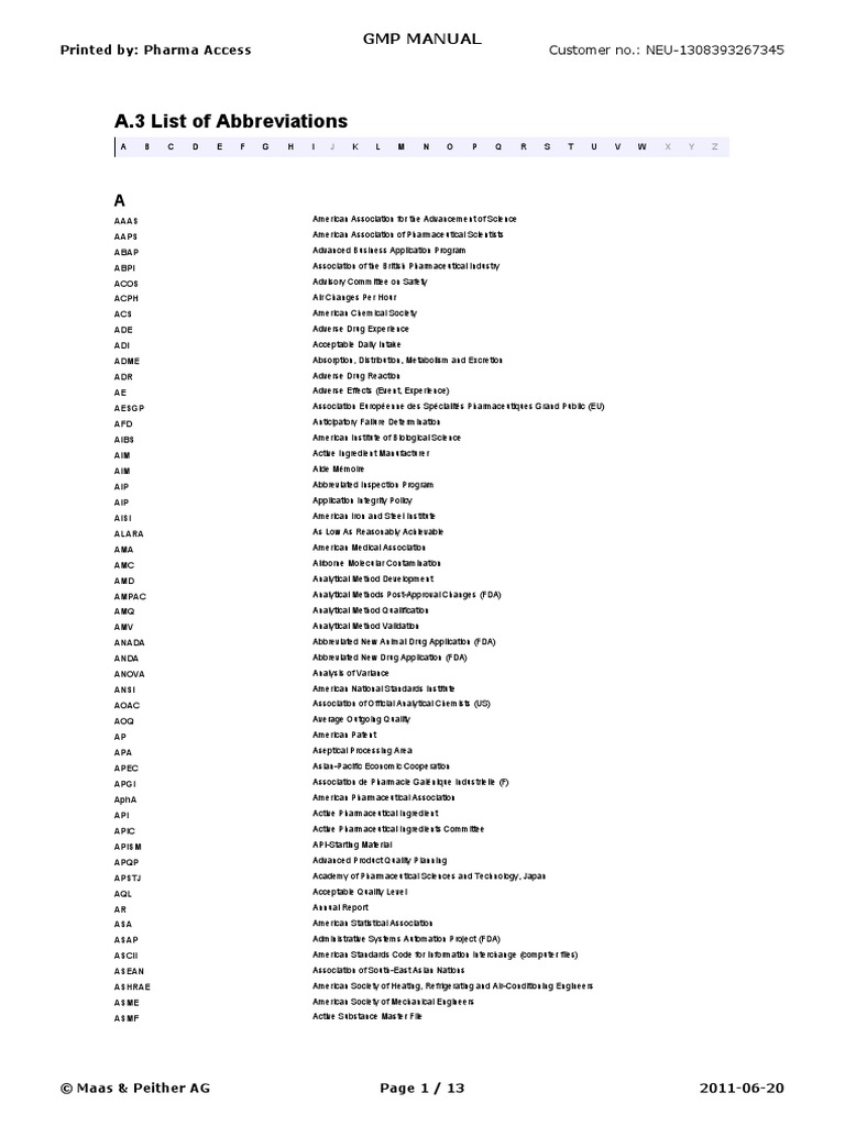 A.3 - List of Abbreviations.pdf | Food And Drug Administration ...