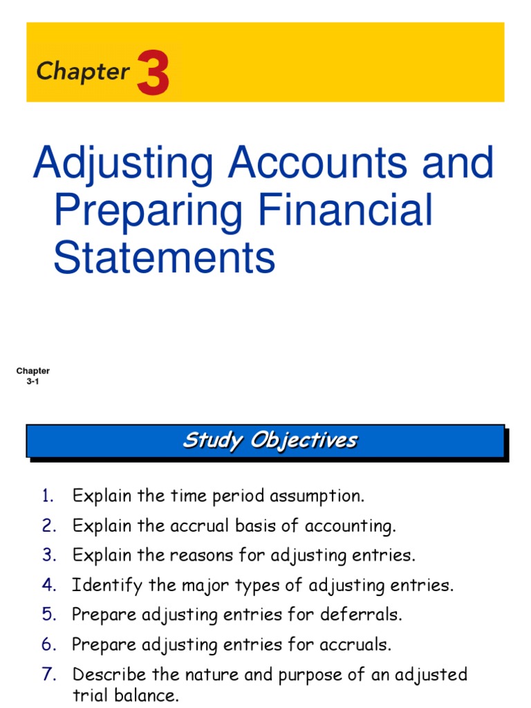 Adjusting Accounts and Preparing Financial Statements | PDF | Debits ...